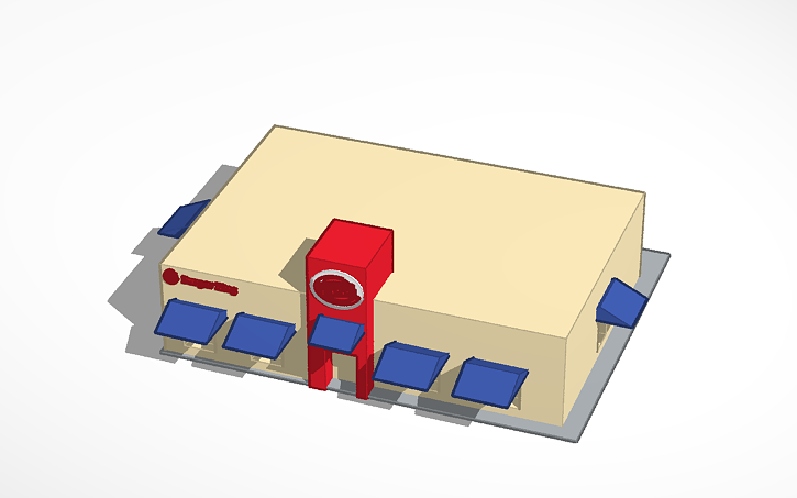 3D design Burger king - Tinkercad