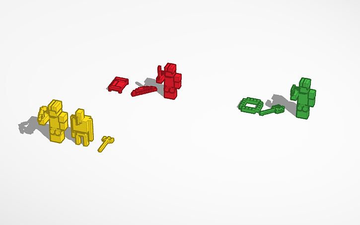 3D design Game pieces - Tinkercad