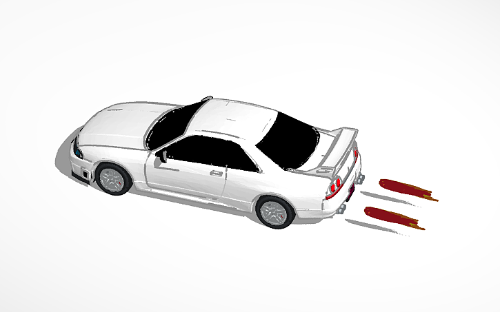 3D design Nissan Skyline GT-R R33 - Tinkercad