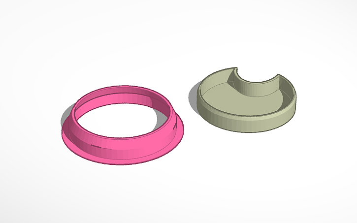 3D design Grommet 80mm - Tinkercad