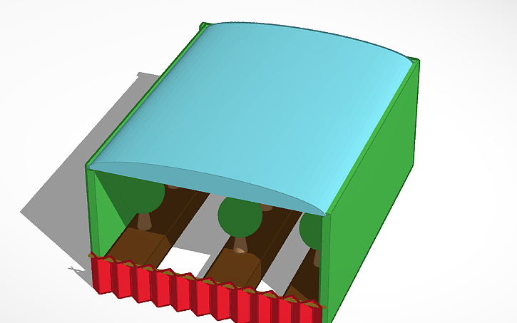 3D design green house - Tinkercad