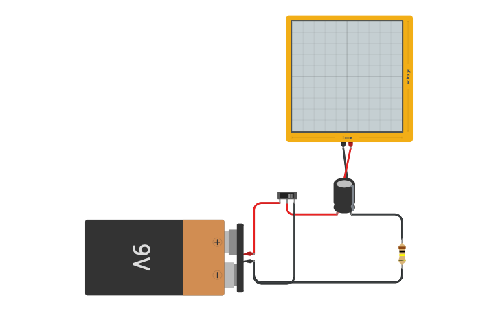 Circuit Design Charging Discharging Capacitor Tinkercad