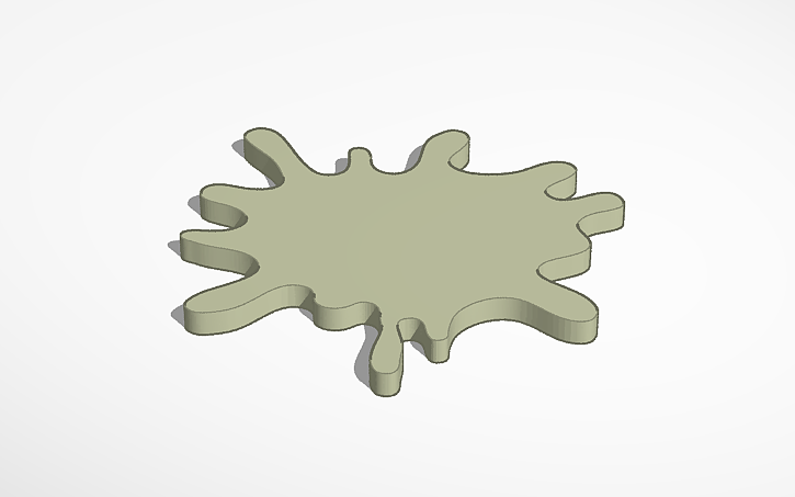 3D design Paint Blob 1 - Tinkercad