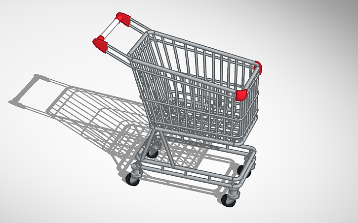 3D design Shopping cart - Tinkercad