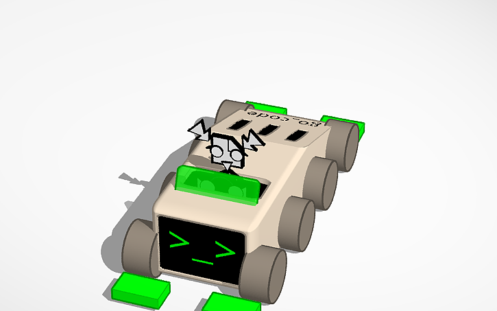 3D design GO_CODE - Tinkercad