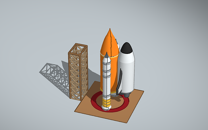 3D design Space Shuttle - Tinkercad