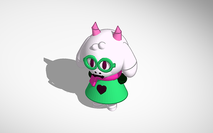3D design Ralsei - Tinkercad