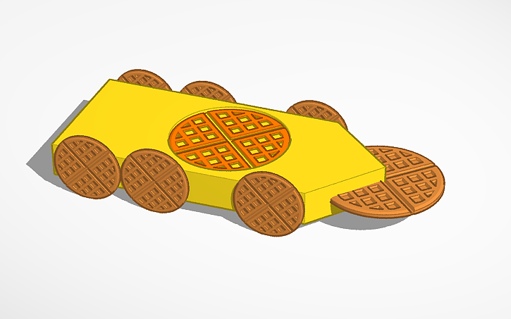 3D design Waffle Iron III - Tinkercad