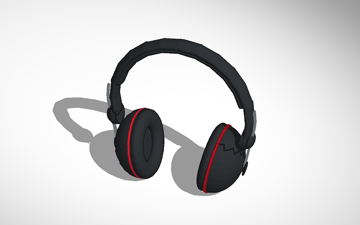 3D design headphones - Tinkercad