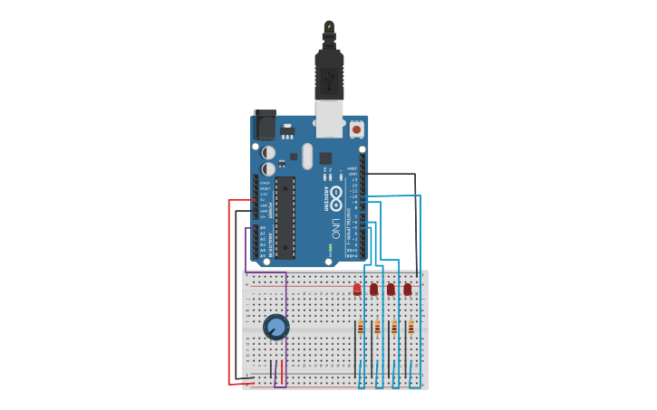 Circuit design Taller 3 - Tinkercad