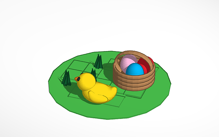 3D design Easter - Tinkercad