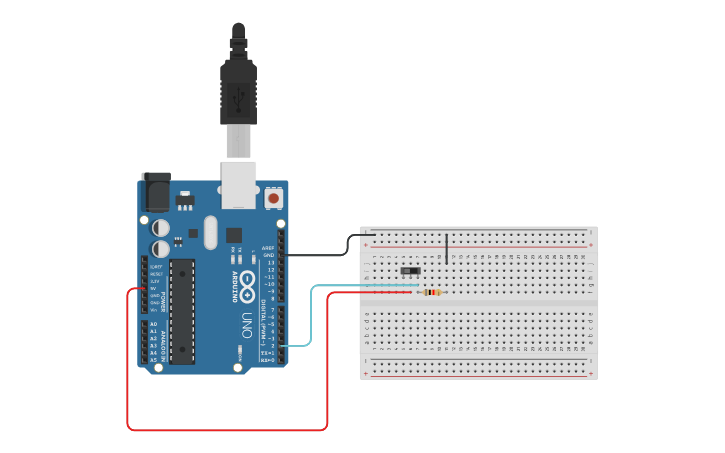 Circuit design EJERCICIO 1 INTERRUPTOR - Tinkercad