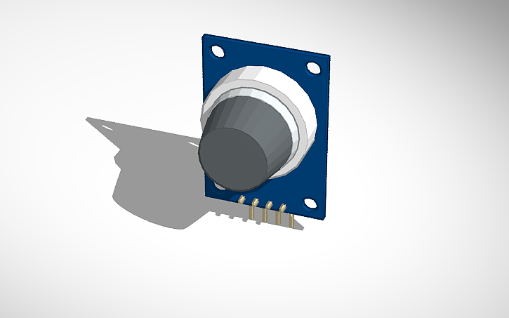 3D design MQ Gas Sensor - Tinkercad