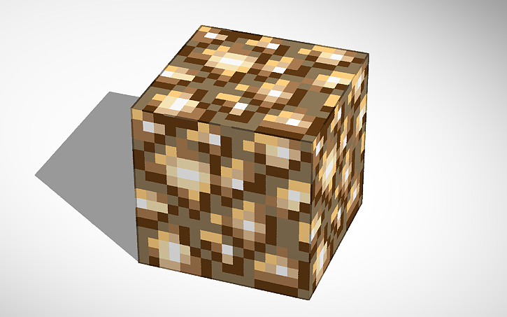 3D design Glowstone Block (Minecraft) - Tinkercad