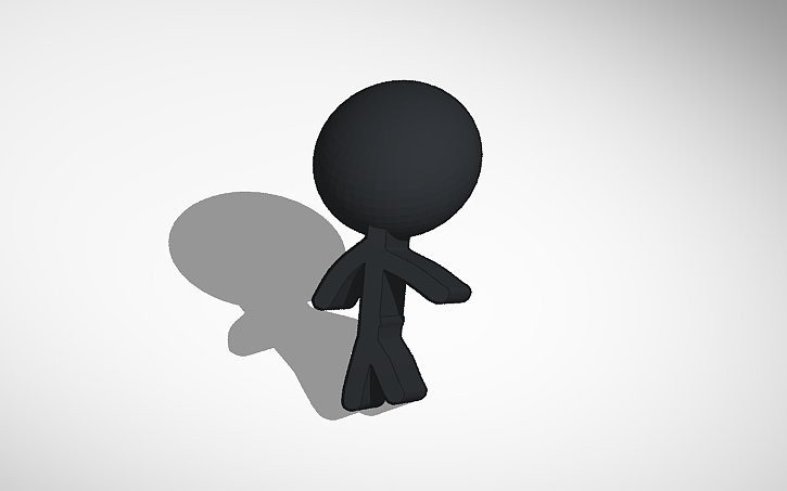 3D design Stickman - Tinkercad