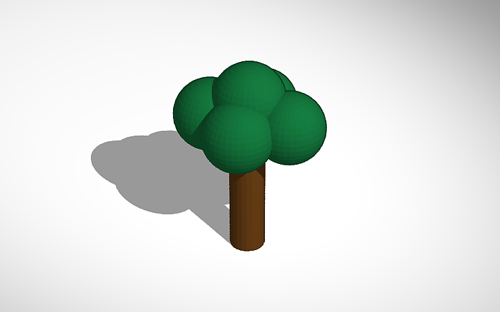 3D design tree - Tinkercad