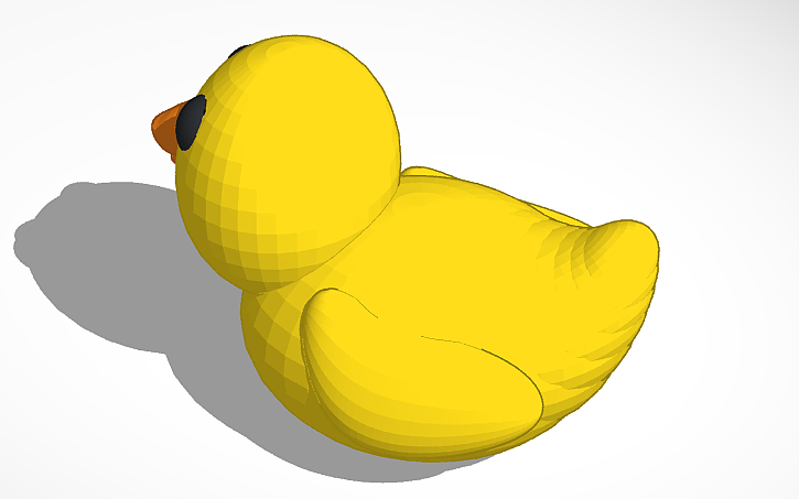 3D design duck - Tinkercad