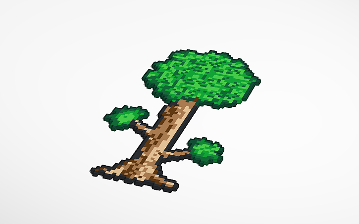 3D design Terraria Connecting Tree - Tinkercad