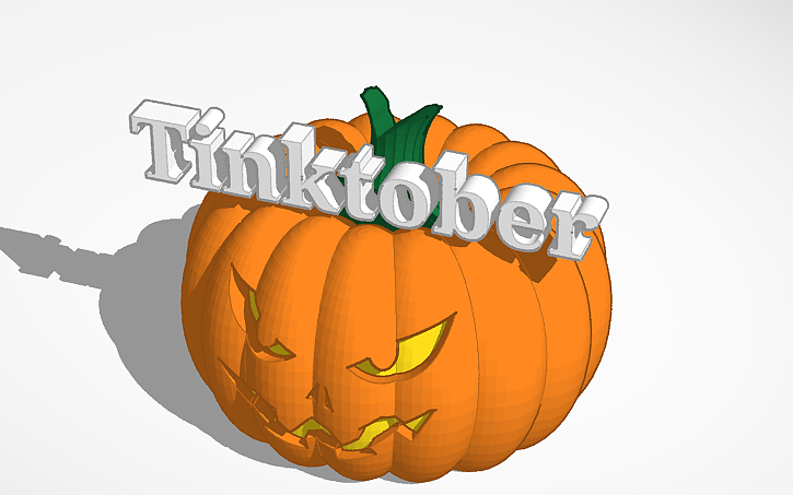 3D design Tinktober - 31 Days of Halloween Designs - Tinkercad