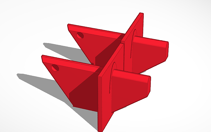 3D design Plane flaps - Tinkercad