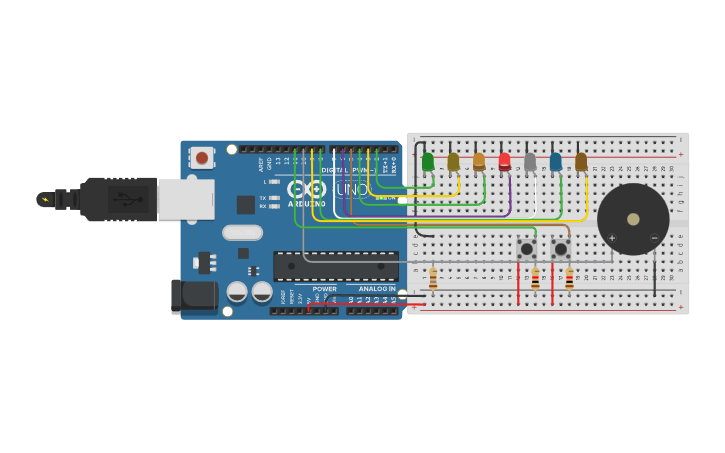 Circuit design Jukebox - Tinkercad