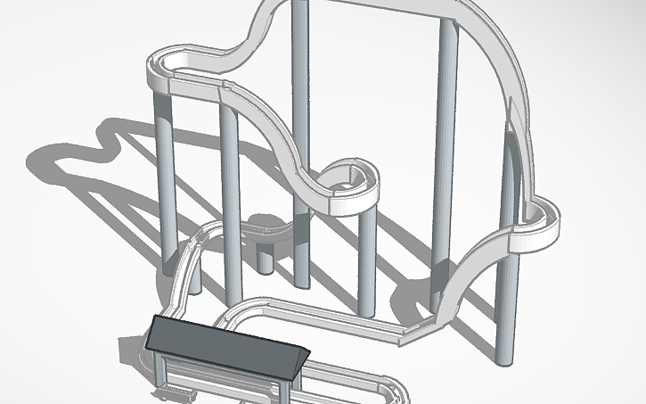 3D design roller coaster - Tinkercad