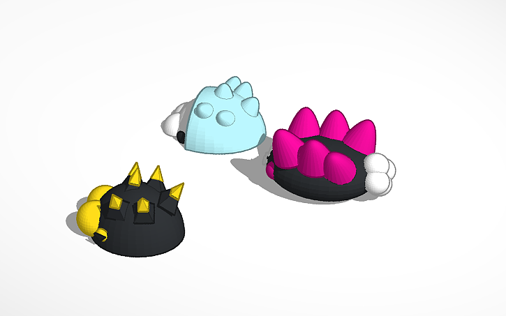 3D design The Pyukumuku Gang - Tinkercad