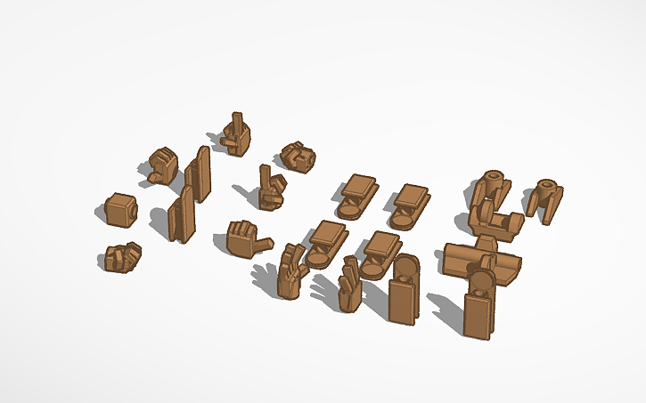3D design Printable Lofty Figure - Tinkercad
