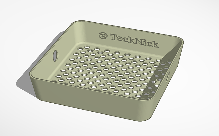 3D design Sand sieve - Tinkercad