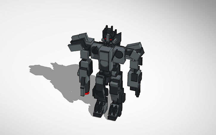 3D design megatron - Tinkercad