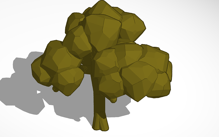 3D design Apple tree - Tinkercad