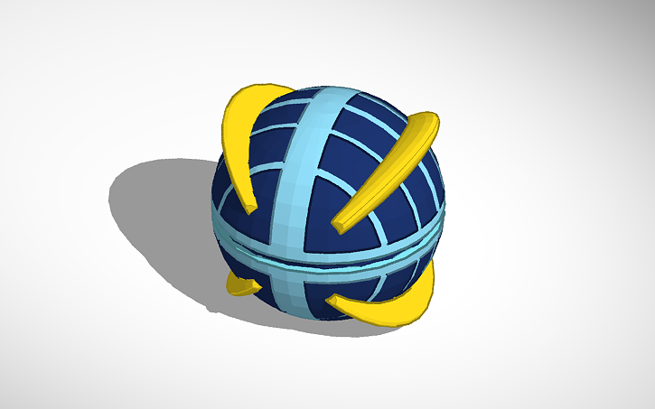3D design pokemon beast ball - Tinkercad