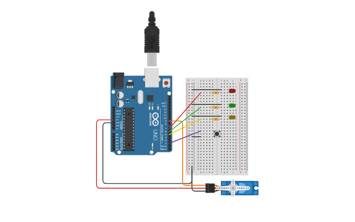 Circuit design Allen ASCII Com ME230 - Tinkercad