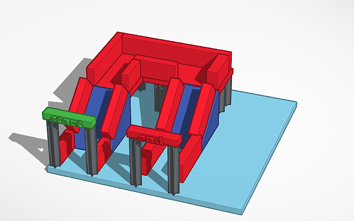 3D design race track - Tinkercad