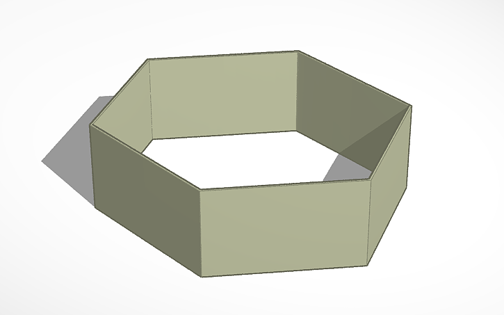 3D design Hexagon - Tinkercad