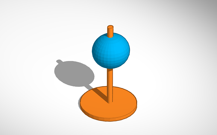 3D design New Years Eve Ball Drop - Tinkercad