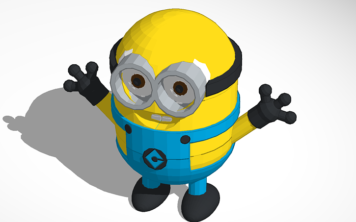 3D design minions - Tinkercad