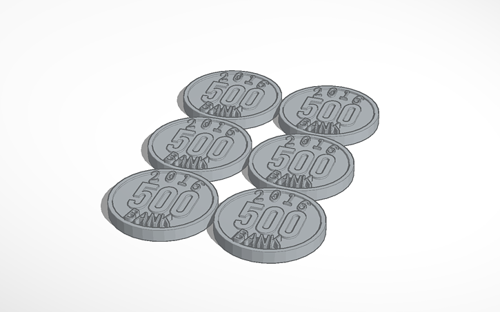 3D design COIN - Tinkercad