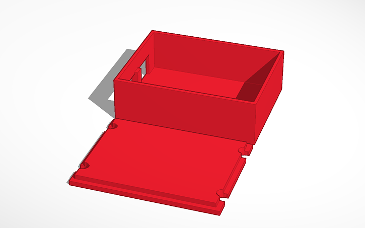 3D design simple arduino box - Tinkercad
