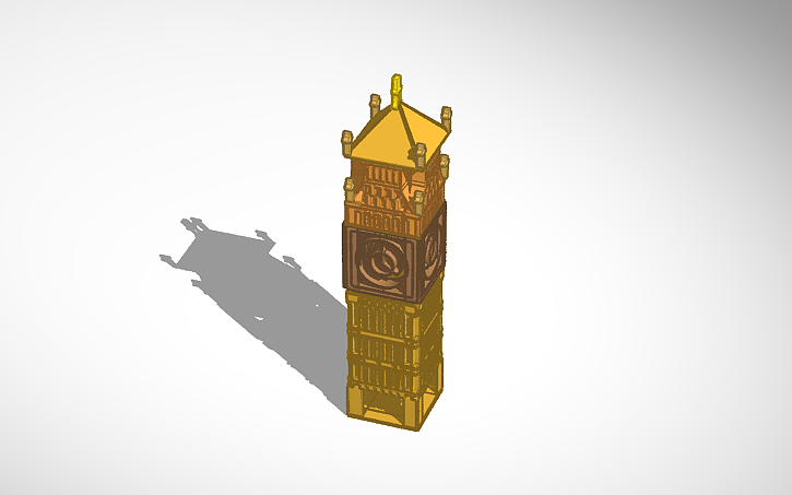 3D design Big ben - Tinkercad