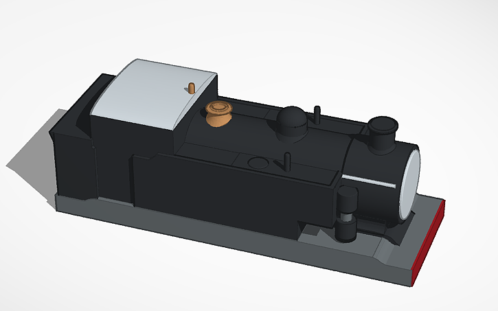 3D design TWR E2 extended tank - Tinkercad