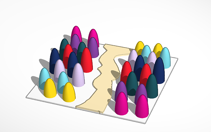 3D design Gumdrop forest - Tinkercad