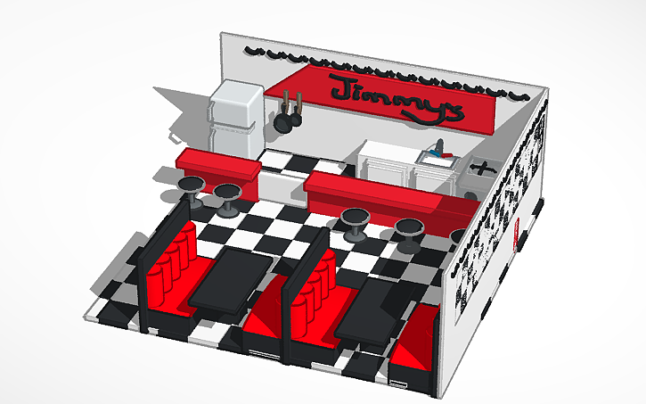 3D design Jimmy’s Diner - Tinkercad