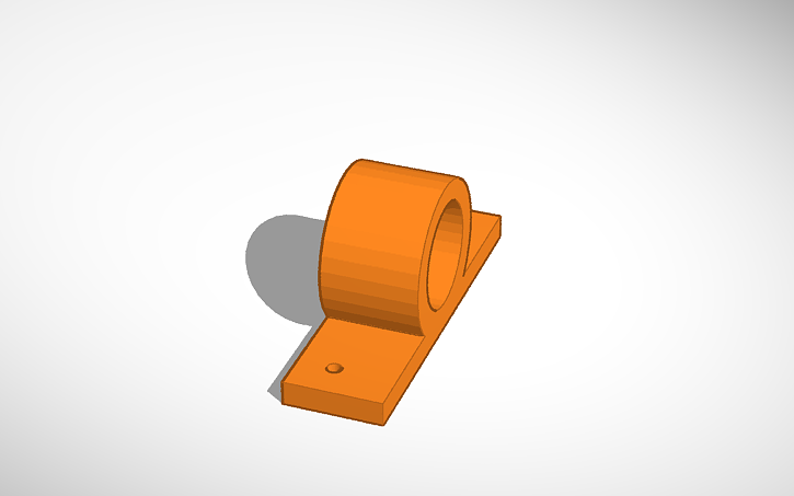 3D design Rod holder - Tinkercad