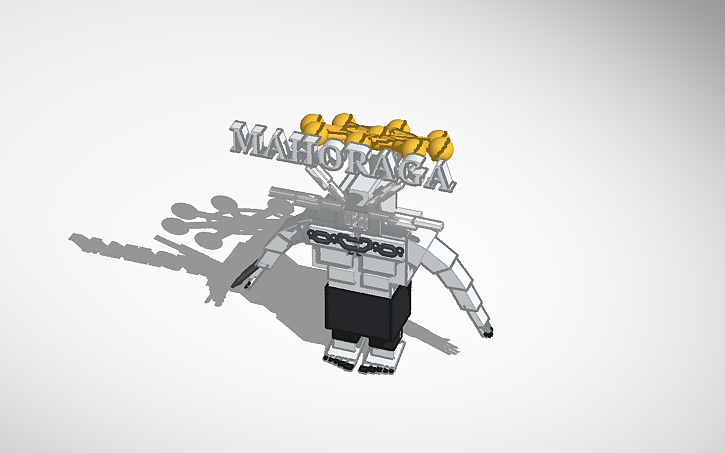 3D design Mahoraga - Tinkercad
