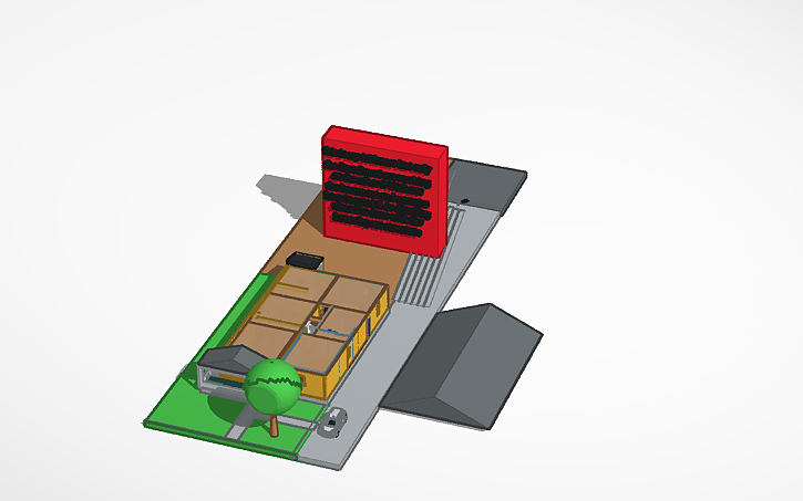 3D design my irl house p1/3 - Tinkercad