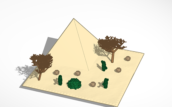 3D design Desert - Tinkercad