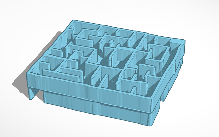 3D design labyrinth - Tinkercad