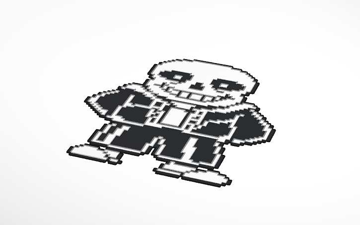 3D design SANS HAS APPEARED - Tinkercad