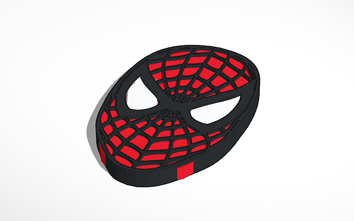 3D design Spider-Man - Tinkercad